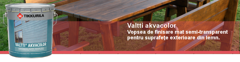 Valtti akvacolor - Vopsea pentru mobilier de grădină | Tm Color